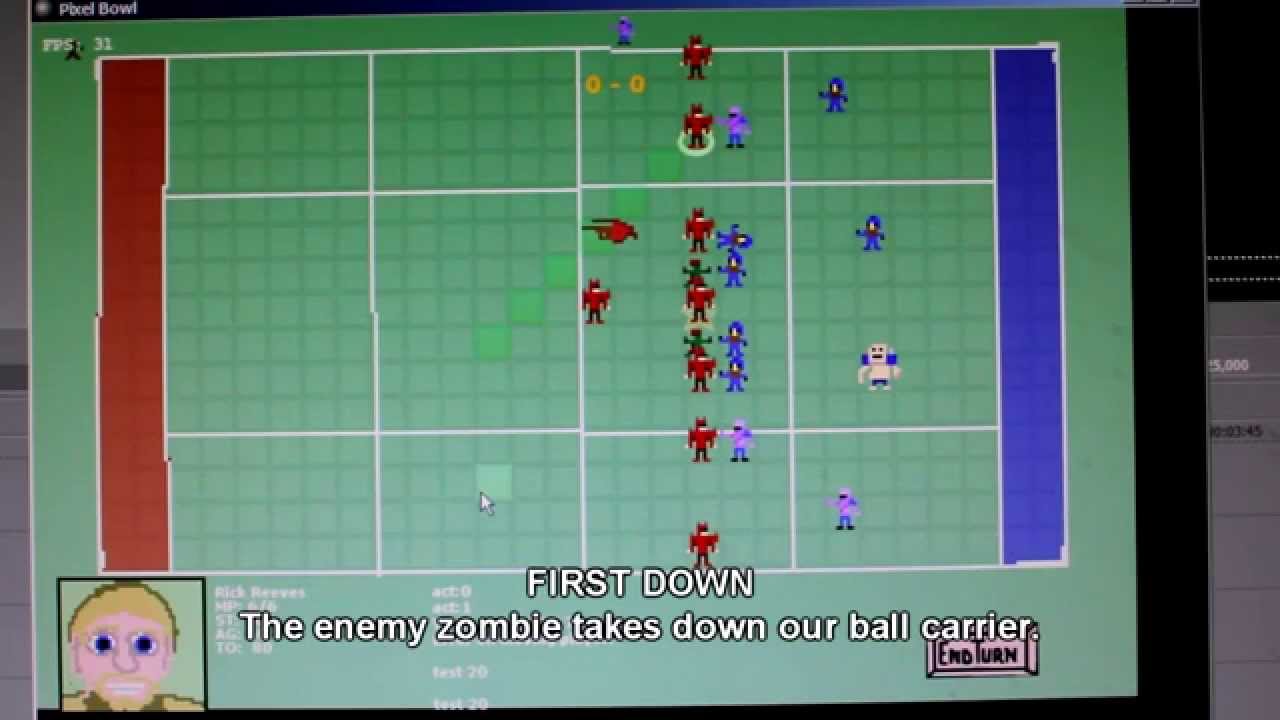 Pixel Bowl - early alpha gameplay - YouTube