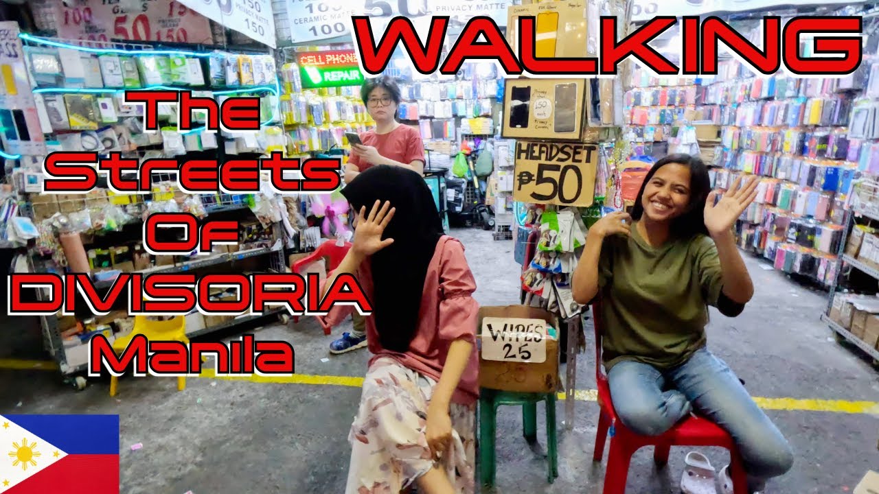 Taking a walk in DIVISORIA MANILA || Many people outside on this very ...