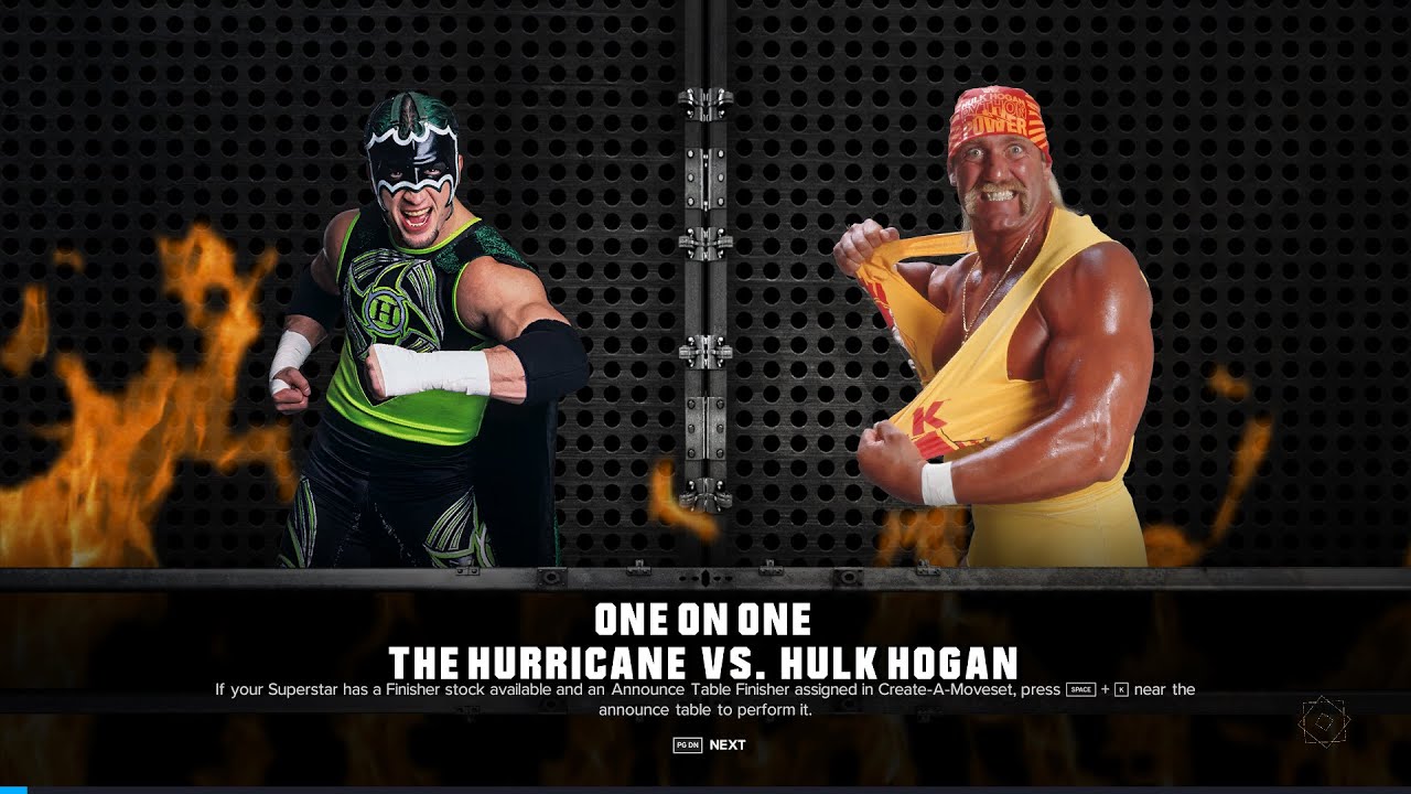 [ lucha underground spring 1 round ] - the hurricane vs hulk hogan ...