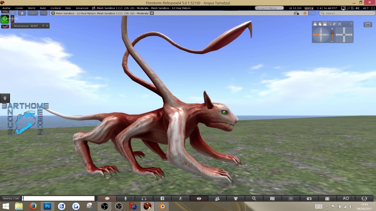 BENTO MONSTER V SECOND LIFE BETA GRID TEST - YouTube