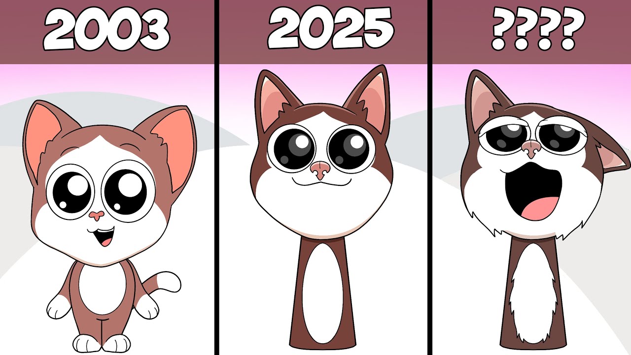 Evolution of Pop Cat Sprunki OC Phases #sprunki - YouTube