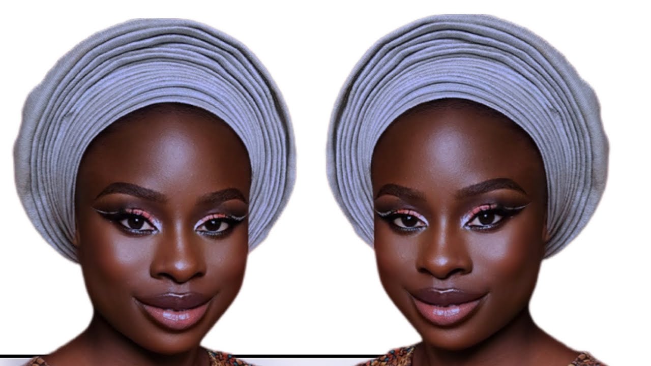 Round Gele Tutorial | How To Tie Round Gele Yourself. - YouTube