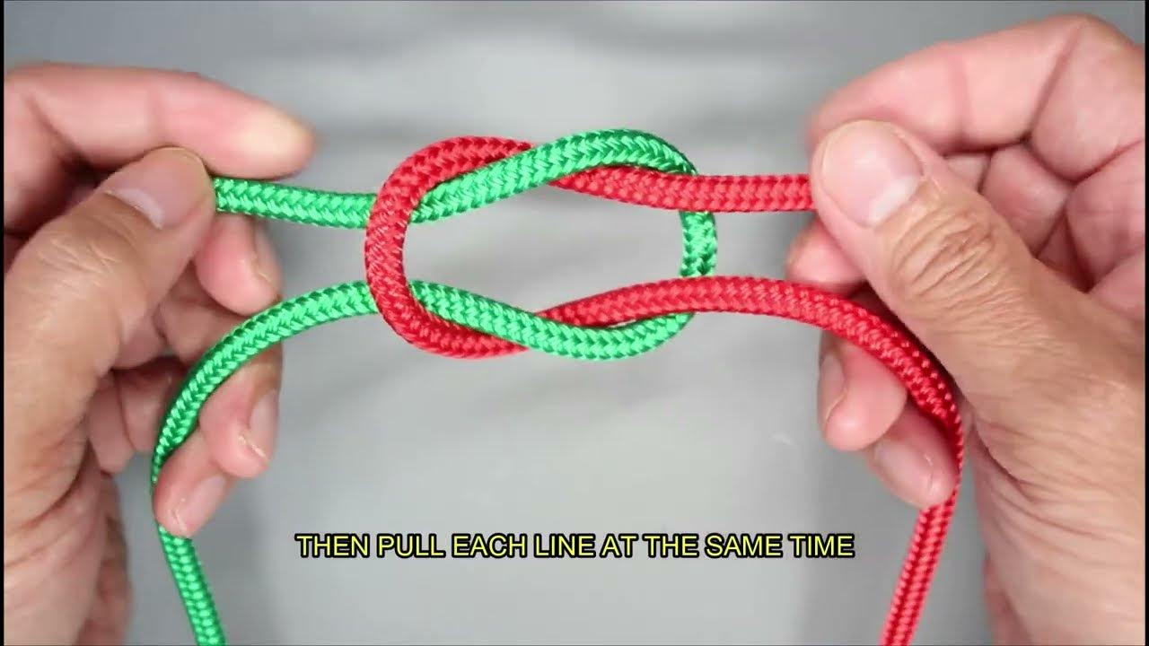 How to Tie a Square Knot - YouTube