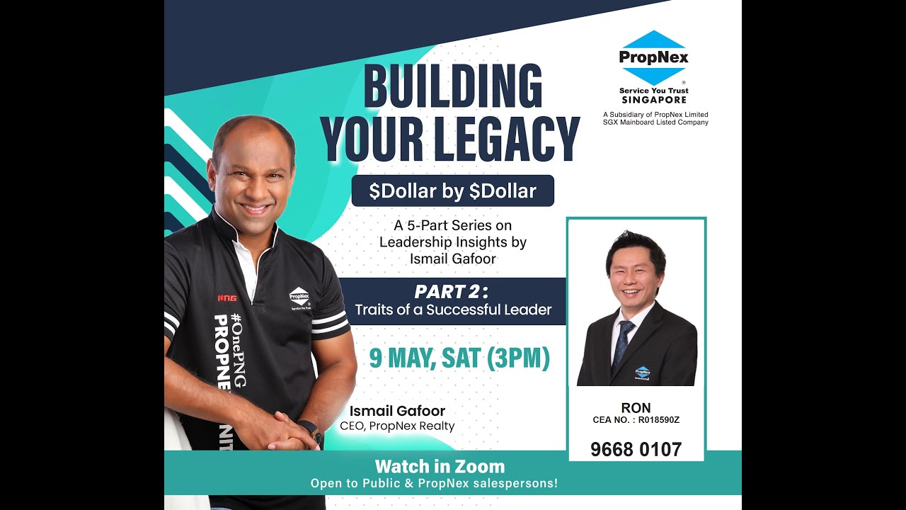 Part 2: Traits of a successful Leader by CEO Ismail Gafoor (9th-May ...