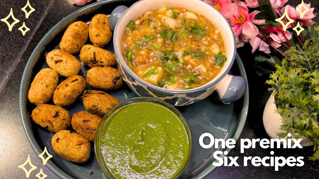 One Premix Six Recipes | Navratri Premix | Instant Sabudana Recipe for ...