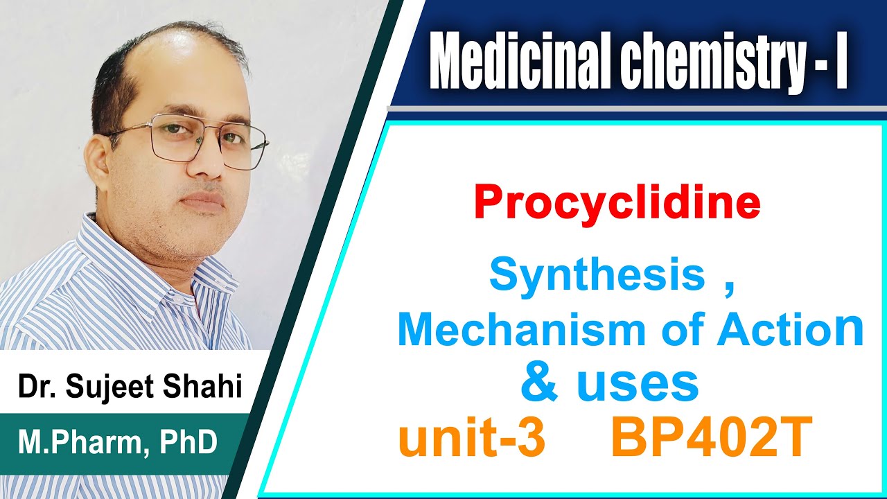 Procyclidine - Synthesis, Structure, IUPAC Name, Mechanism of action ...