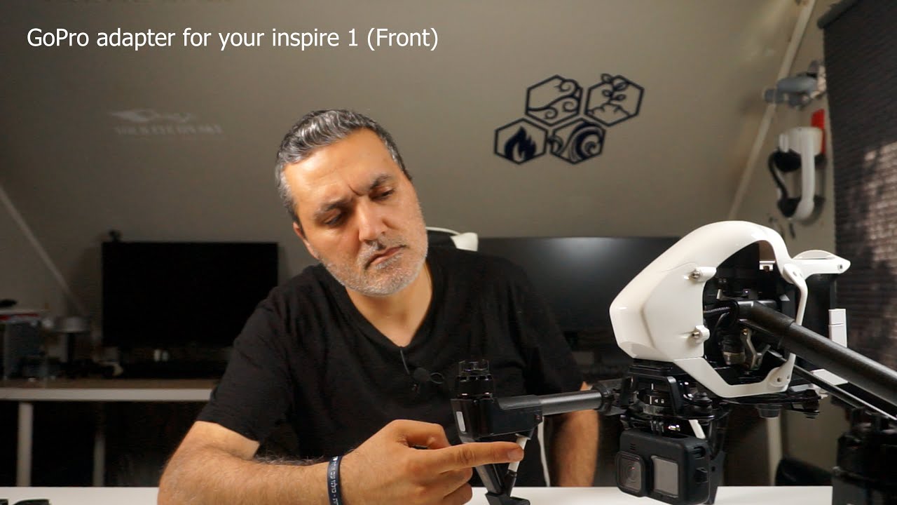 How to mount your GoPro as a main camera on the inspire 1 (3D printed ...