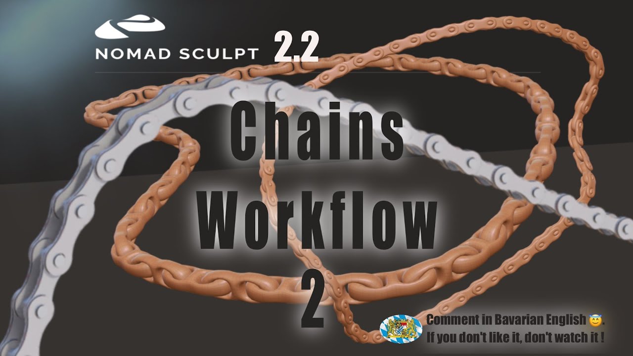Nomad Sculpt - Chain links with single tube - multiparty chains - Bike ...