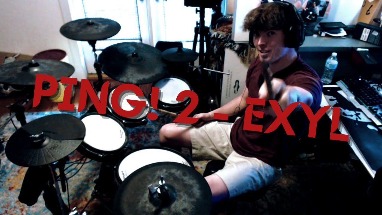 Exyl - Ping! 2 (8-FINGERED DRUM COVER) - YouTube