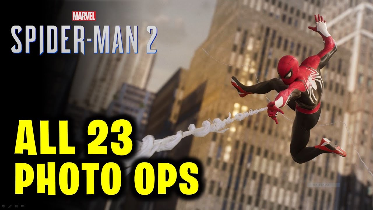 All 23 Photo Ops Location | Spider-Man 2 - YouTube