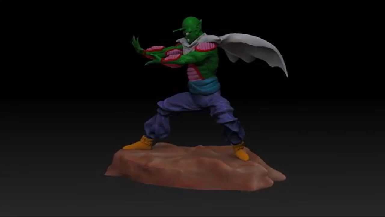Piccolo 3D Sculpture (#ZBrush) - YouTube