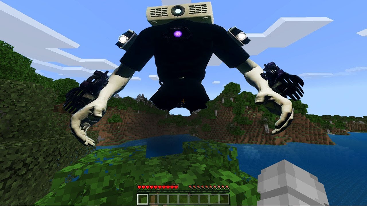 I Found Titan Projectorman in Minecraft Pocket Edition... - YouTube