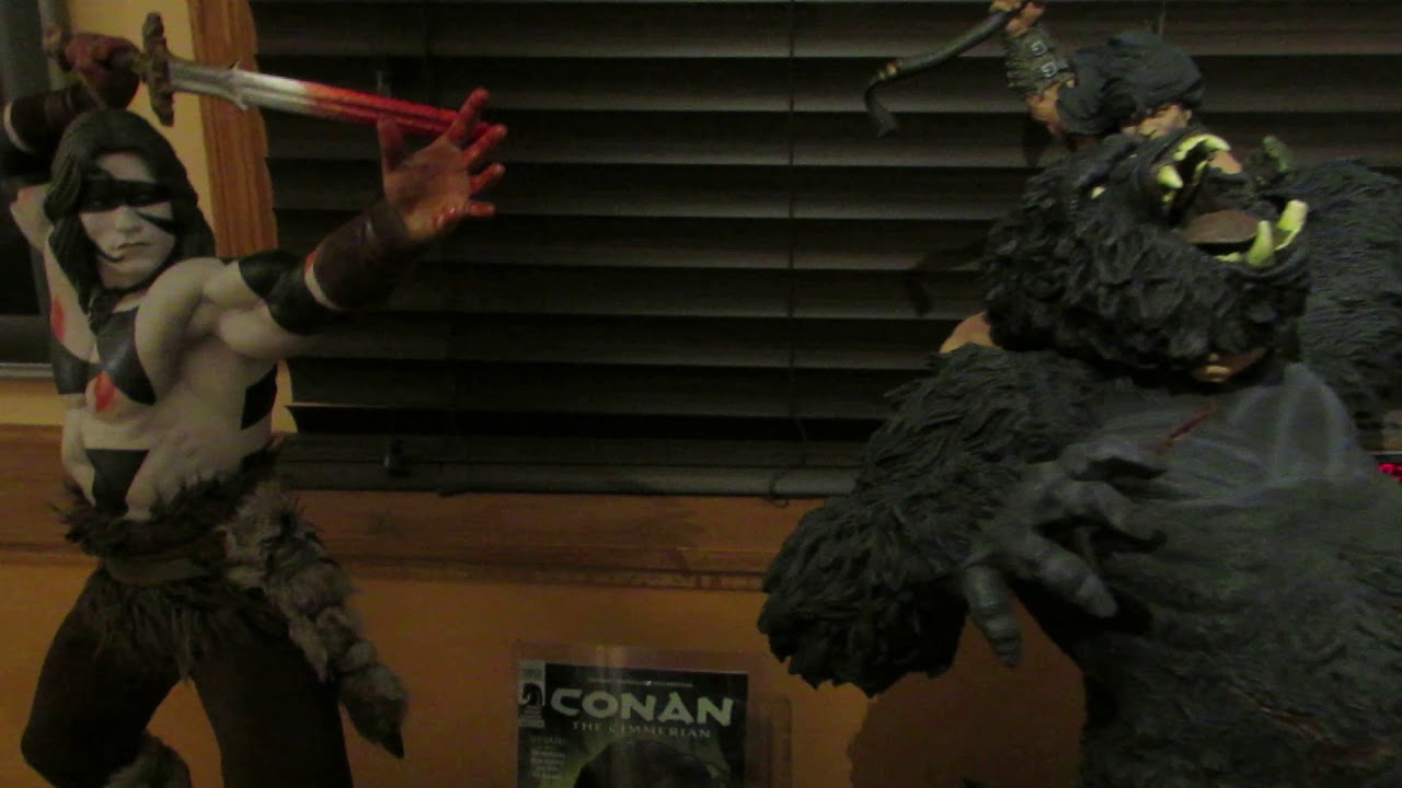 Conan PCS and Sideshow Conan Fury of the Beast - YouTube