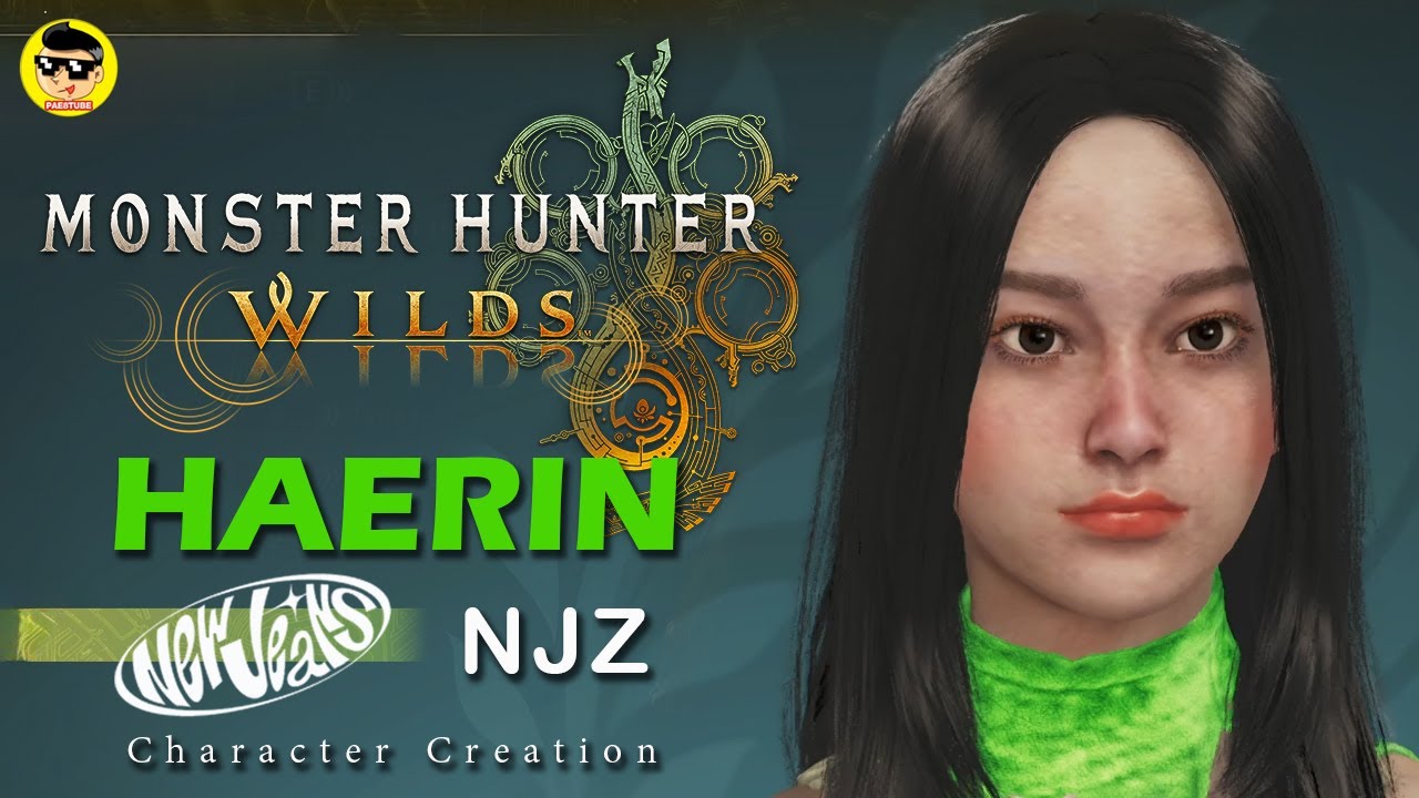 Monster Hunter Wilds - KANG HAERIN NEWJEANS (NJZ) - Character Creation ...