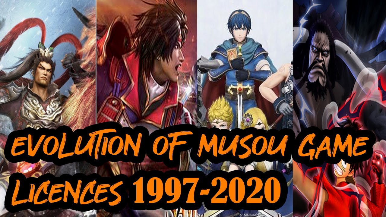 Evolution of Musō game licenses (1997-2020) - YouTube