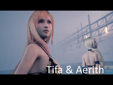 (FFVII Remake)Aerith and Tifa BIKINI 2