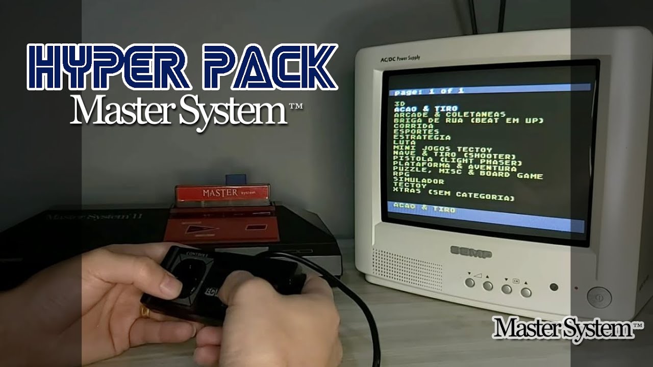 HYPER PACK: EVERDRIVE - Pack de JOGOS para MASTER SYSTEM (DOWNLOAD ...