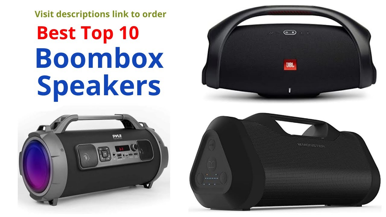 Boombox Speaker || Best Qualities Top 10 Boombox Speakers - YouTube