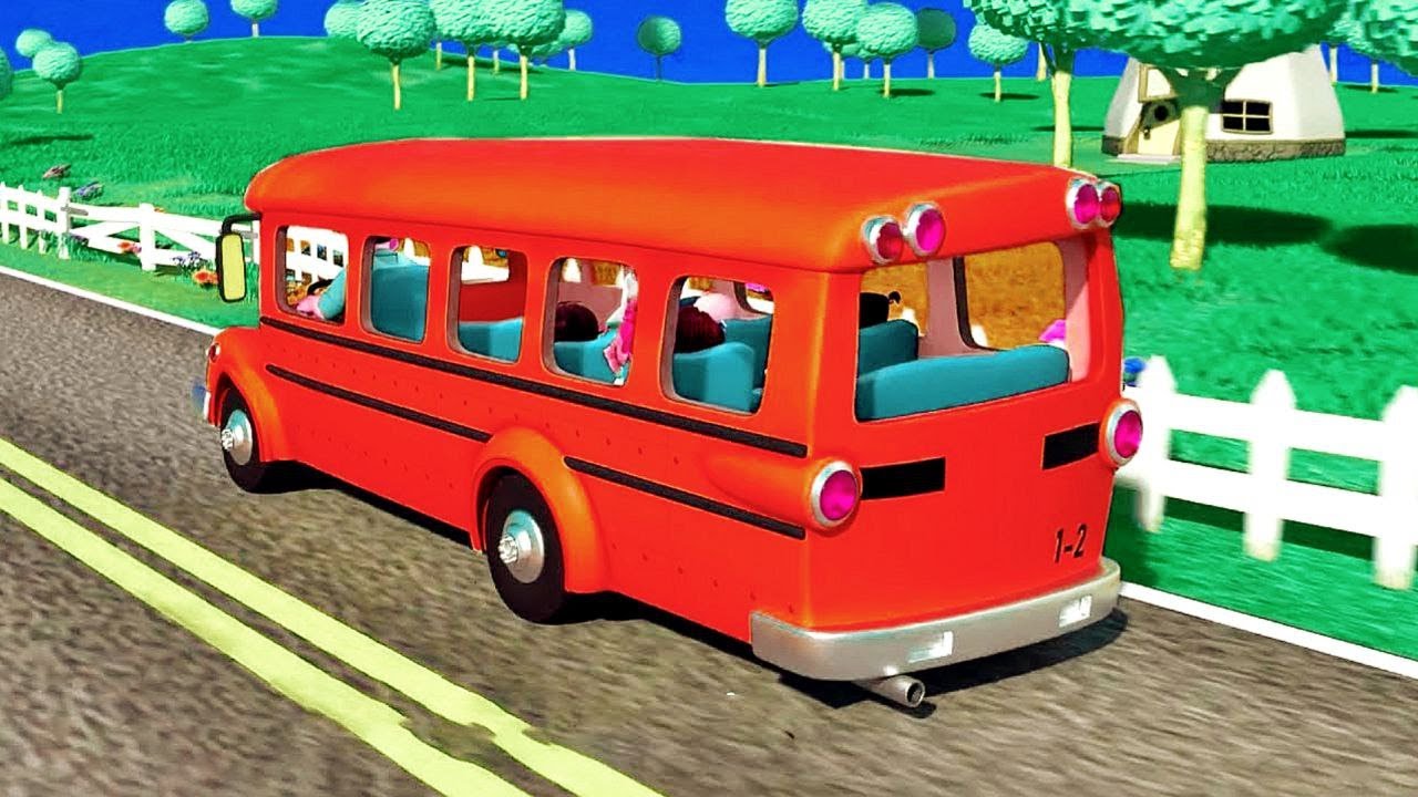 Wheels on the Bus go Round and Round Cocomelon New Effect Sounds ...
