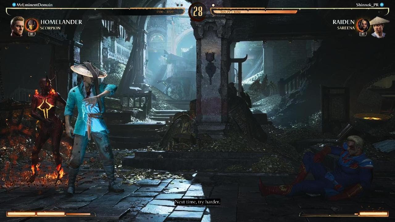 Mortal Kombat 1 Raiden vs Homelander - YouTube