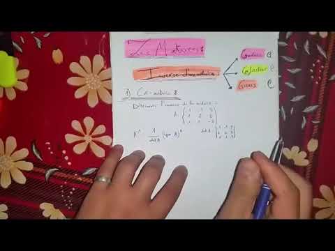 ALGEBRE S2 les matrices #EP5 ;Inverse dune matrice par la méthode de ...