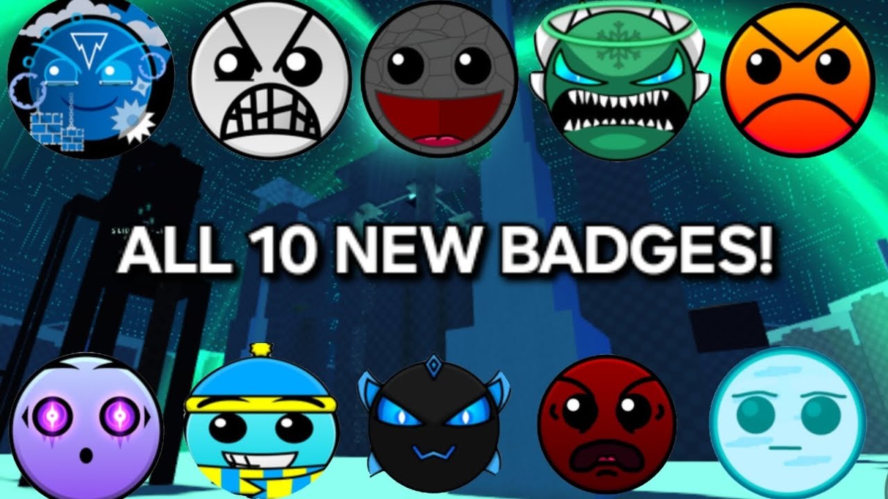 How to get all 10 new badges in find the geometry dash difficulties ...