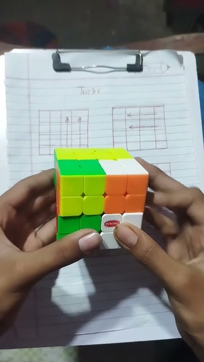How To The solve 4x4 Rubik'S Cube in Algorithm #shorts #trick #cube # ...