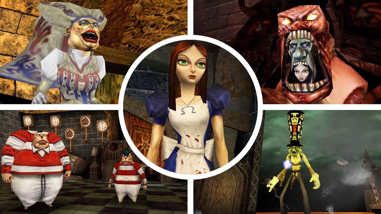 American McGee's Alice - ALL BOSSES - YouTube