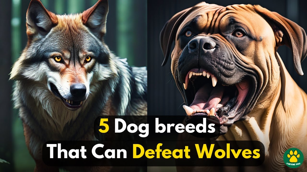 TOP 5 DOG BREEDS That Can Defeat WOLVES! - YouTube