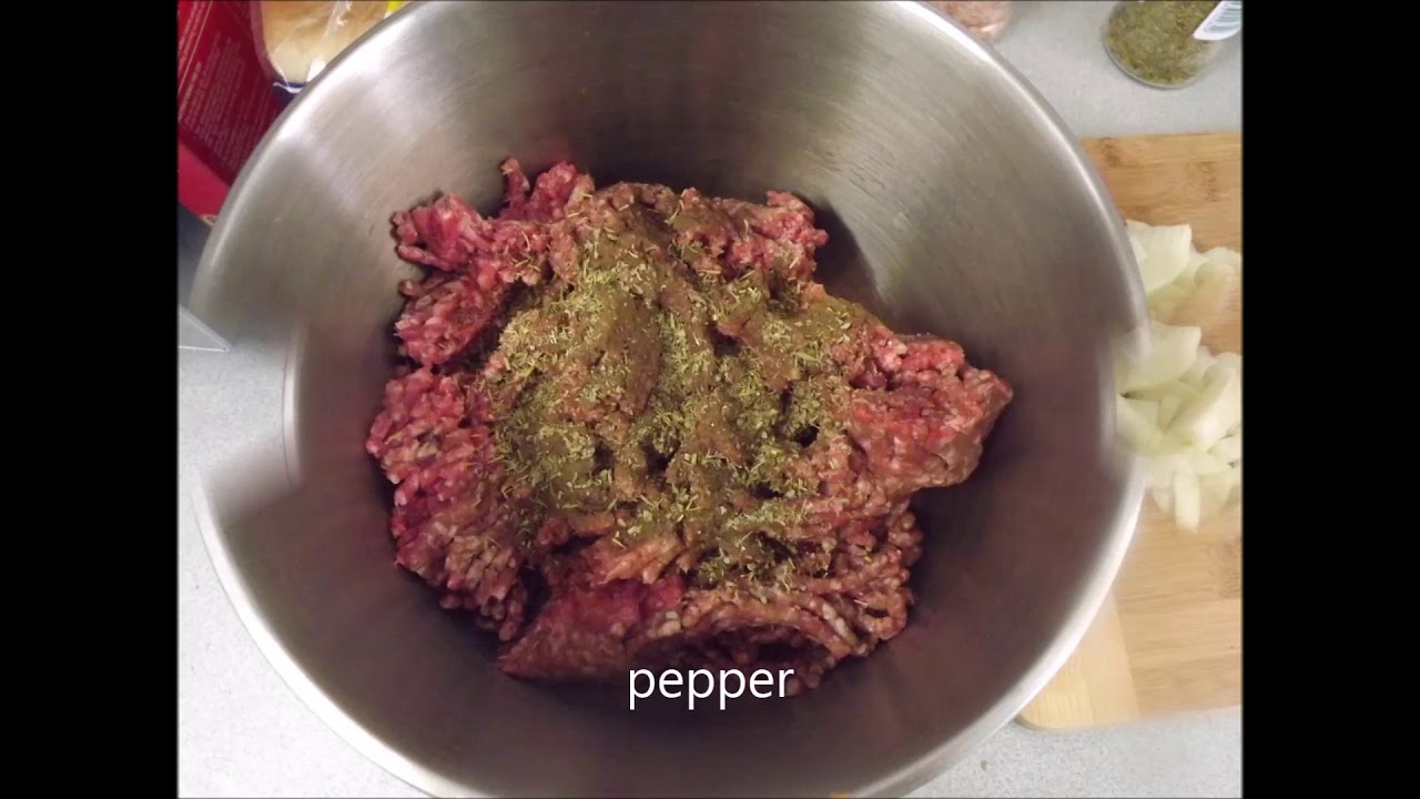 home made rissoles recipe - YouTube