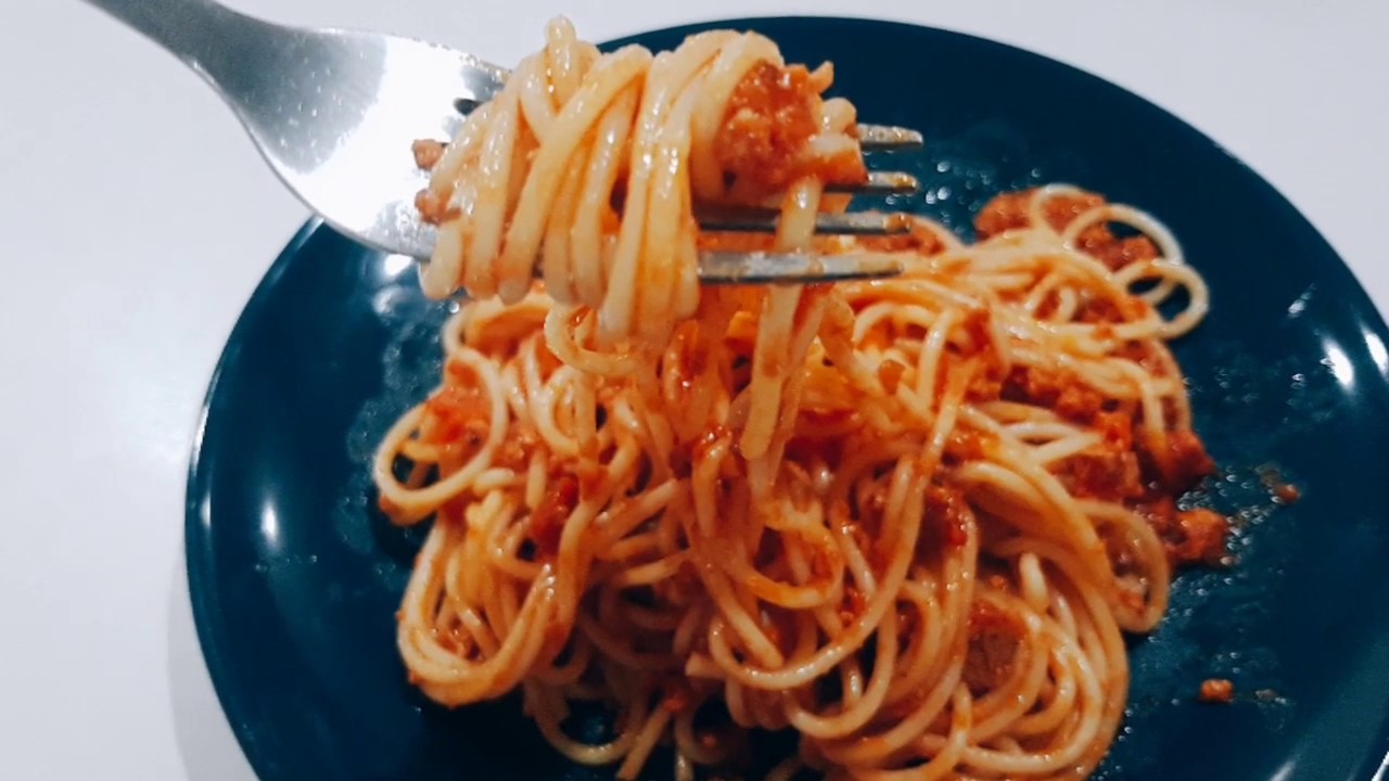 Spaghetti with Prego Sauce [စပါကတီခ်က္နည္း] - YouTube