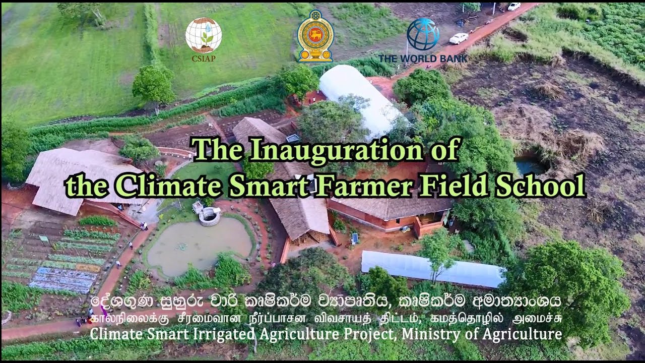 The government of Sri Lanka launches its first-ever Farmer Field School funded by CSIAP - YouTube