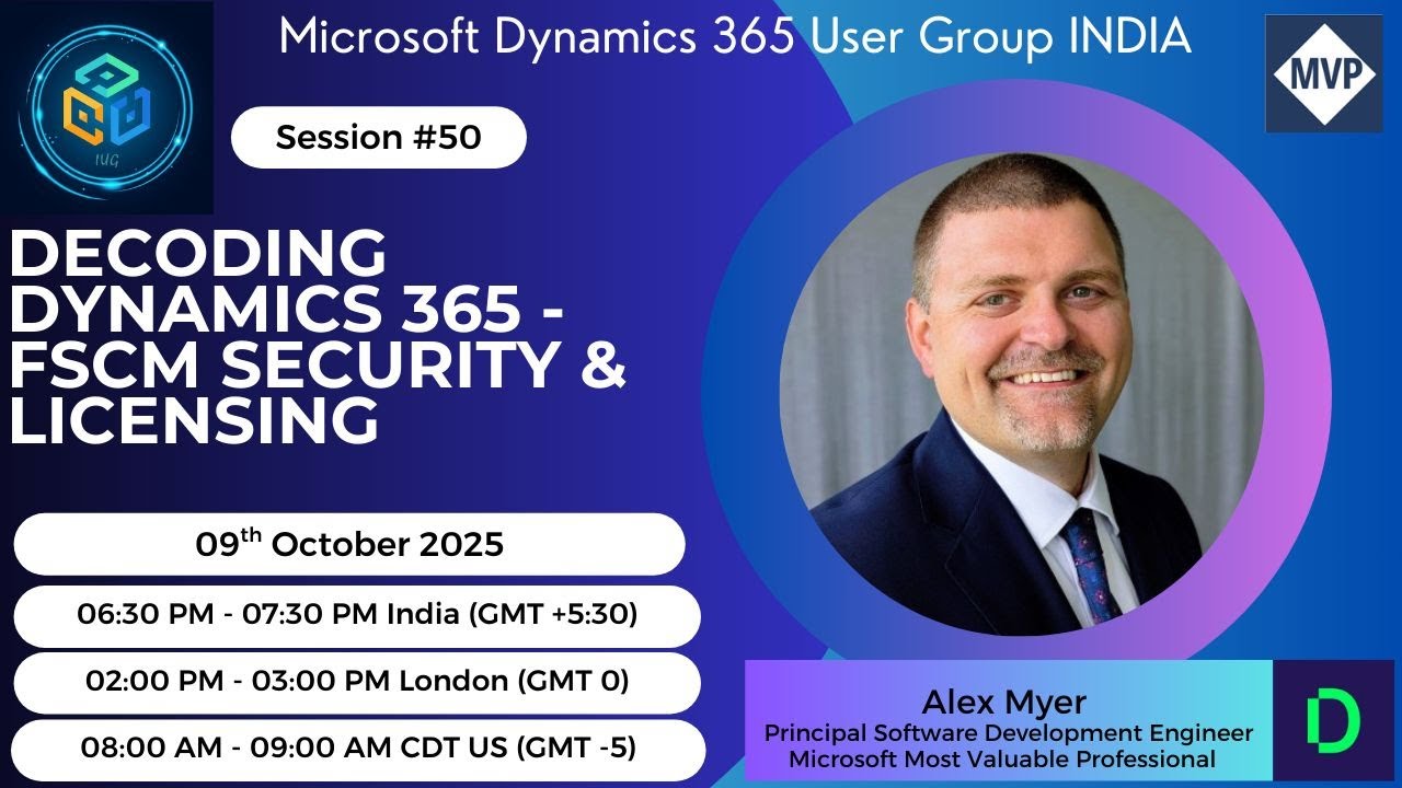 D365 Finance and Supply Chain Apps Security and Licensing. - YouTube
