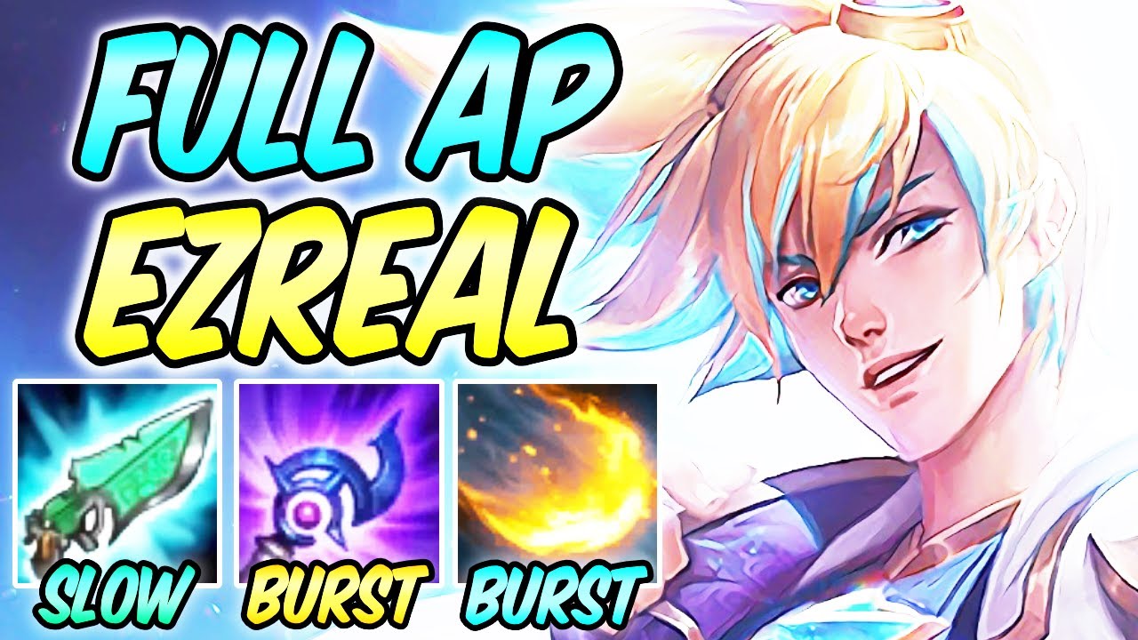 BURST FULL AP EZREAL MID IS SO FUN WITH NEW 40% CDR Build & Runes ...