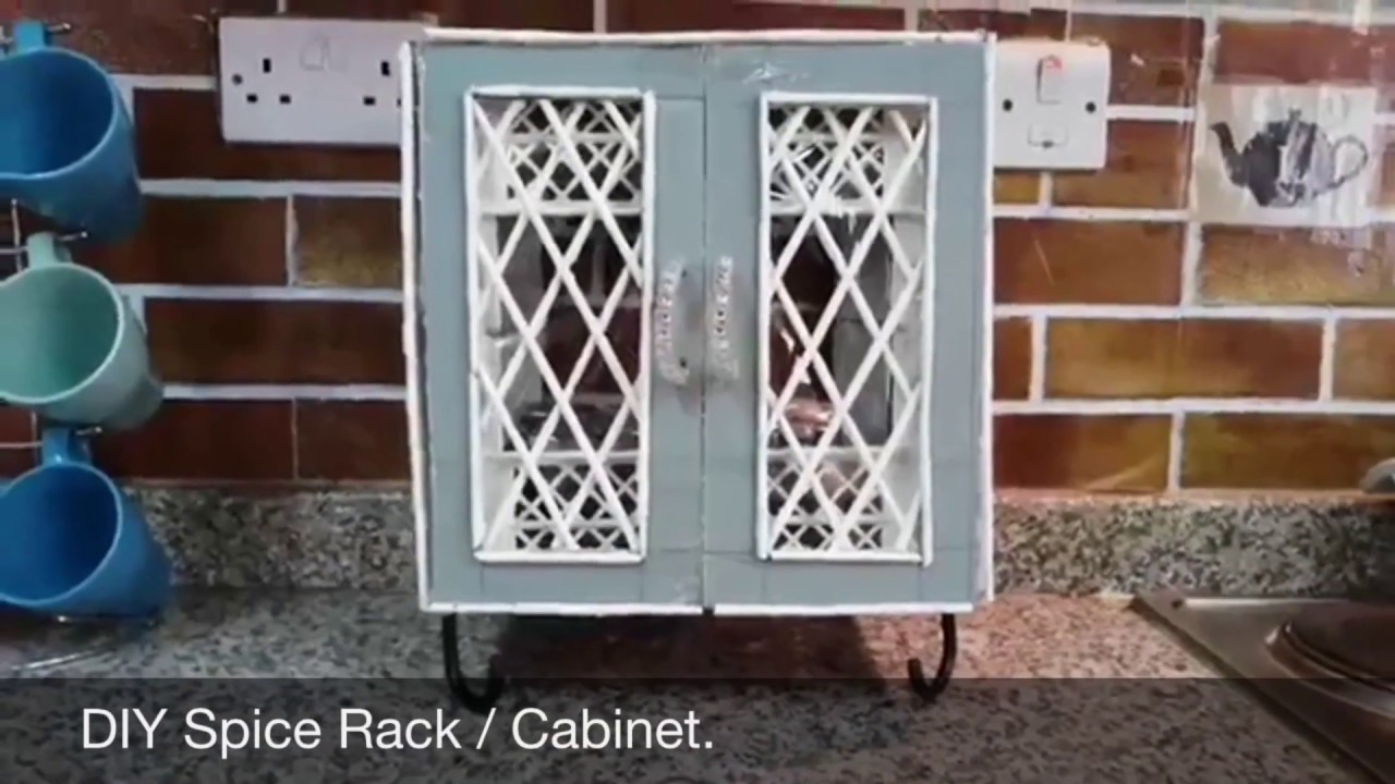 DIY Spice Rack / Cabinet - YouTube