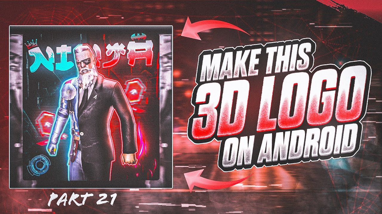 🔴 PART 21 | HOW TO MAKE PUBG/BGMI 3D LOGO ON ANDROID 📱 | 3D LOGO ...