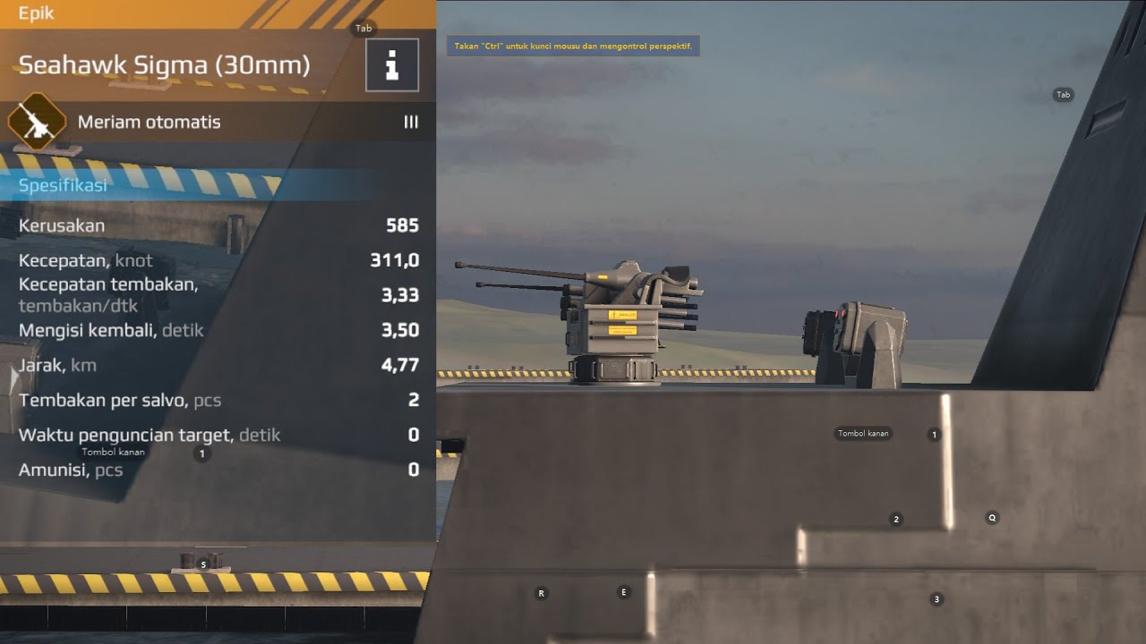 Seahawk Sigma (30mm) | Calon Di Pakai User CV Jarak 4.77 KM | Modern ...