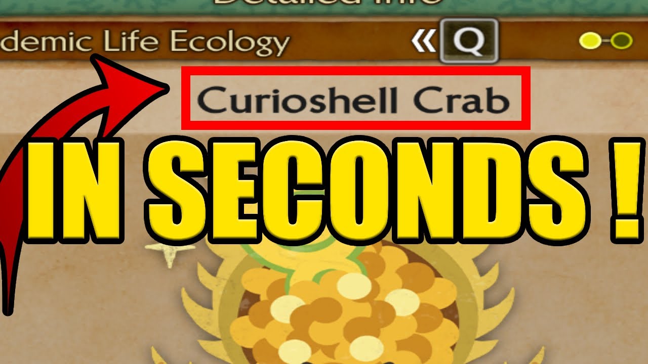 WHERE to FIND CURIOSHELL CRAB in MONSTER HUNTER WILDS - YouTube