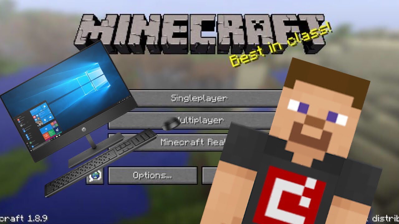 Playing MINECRAFT for the first time on pc! - YouTube