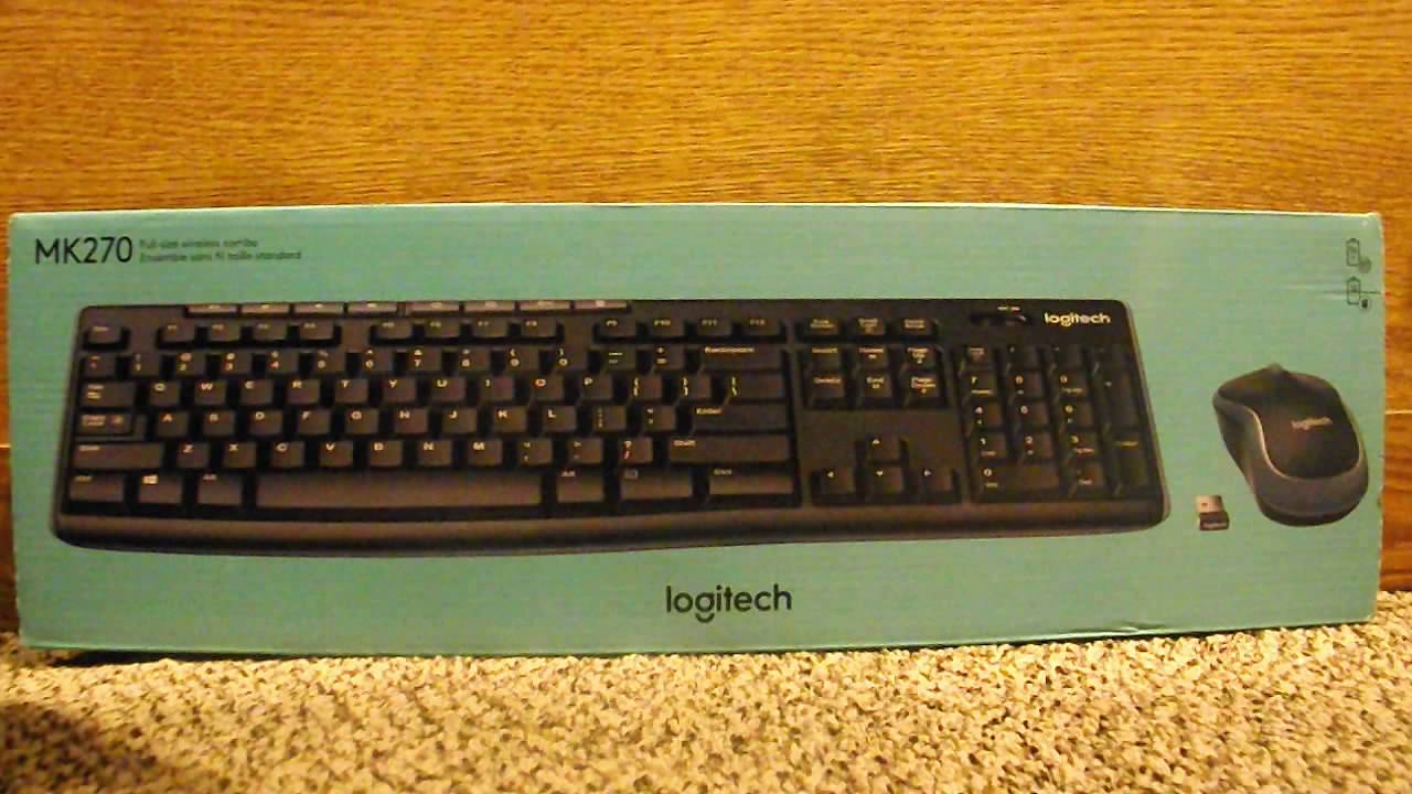 Logitech MK270 Review - YouTube