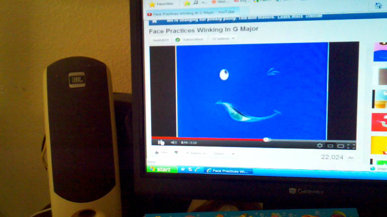 Nick jr face practies winking - YouTube