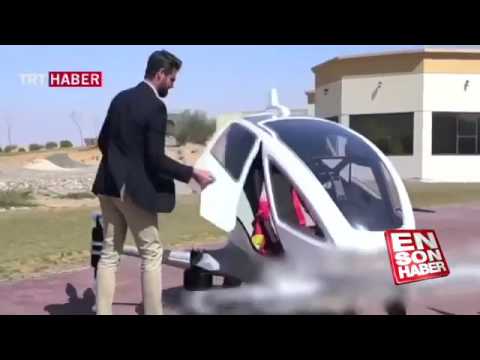 Sürücüsü olmayan drone hava taksi dubai de hizmete giriyor