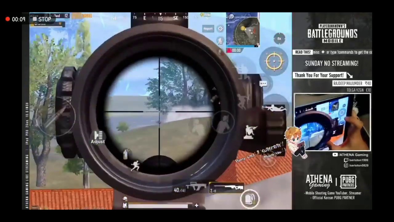 Athena epic headshots [ pubg mobile] - YouTube