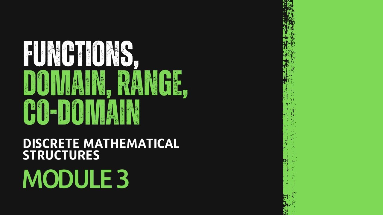 Functions | MAT203 | DMS MODULE 3 | KTU | Anna Thomas | SJCET - YouTube