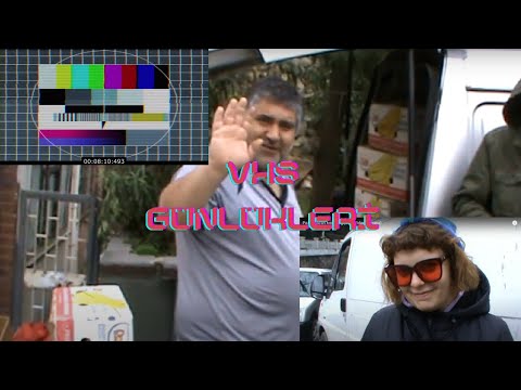 Pazar pazarı kısa vlog (VHS Video kamera)