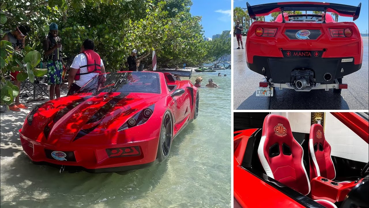 The incredible $55,000 'JetCar' capable of hitting 65mph on open water ...