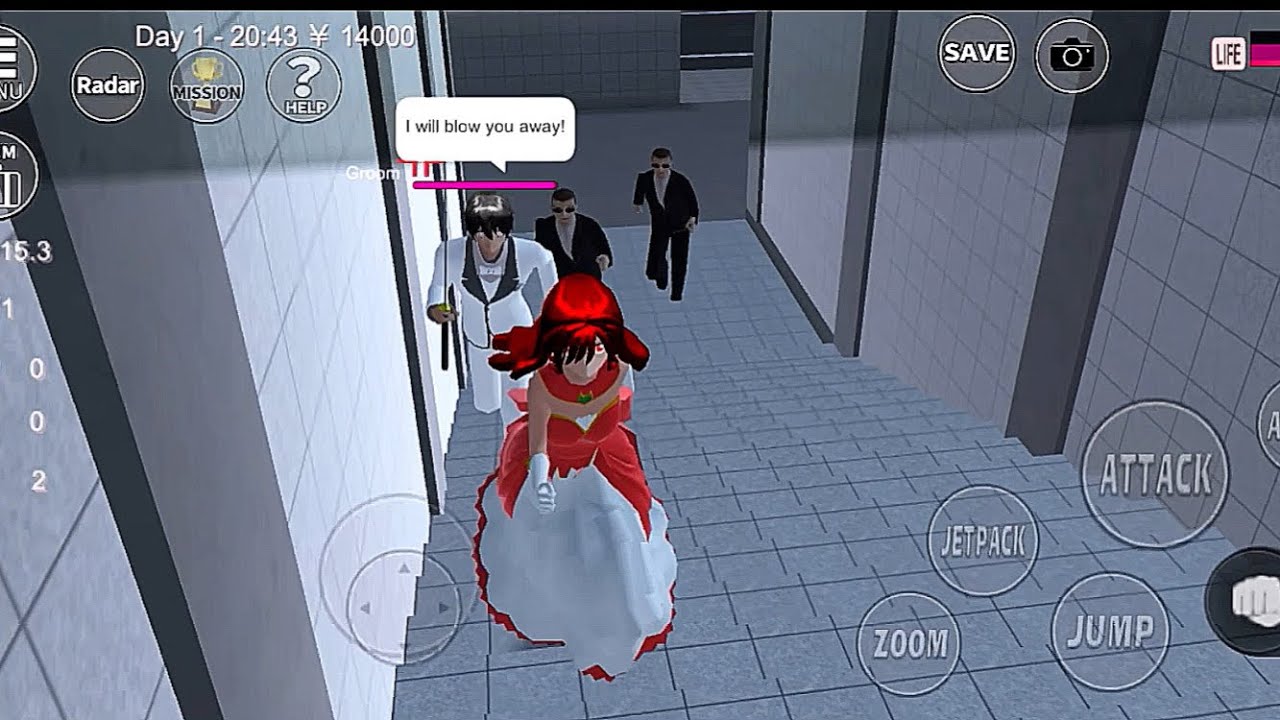 HOW PRINCESS AND GROOM DEFEAT YAKUZA #idsakuraschoolsimulator - YouTube