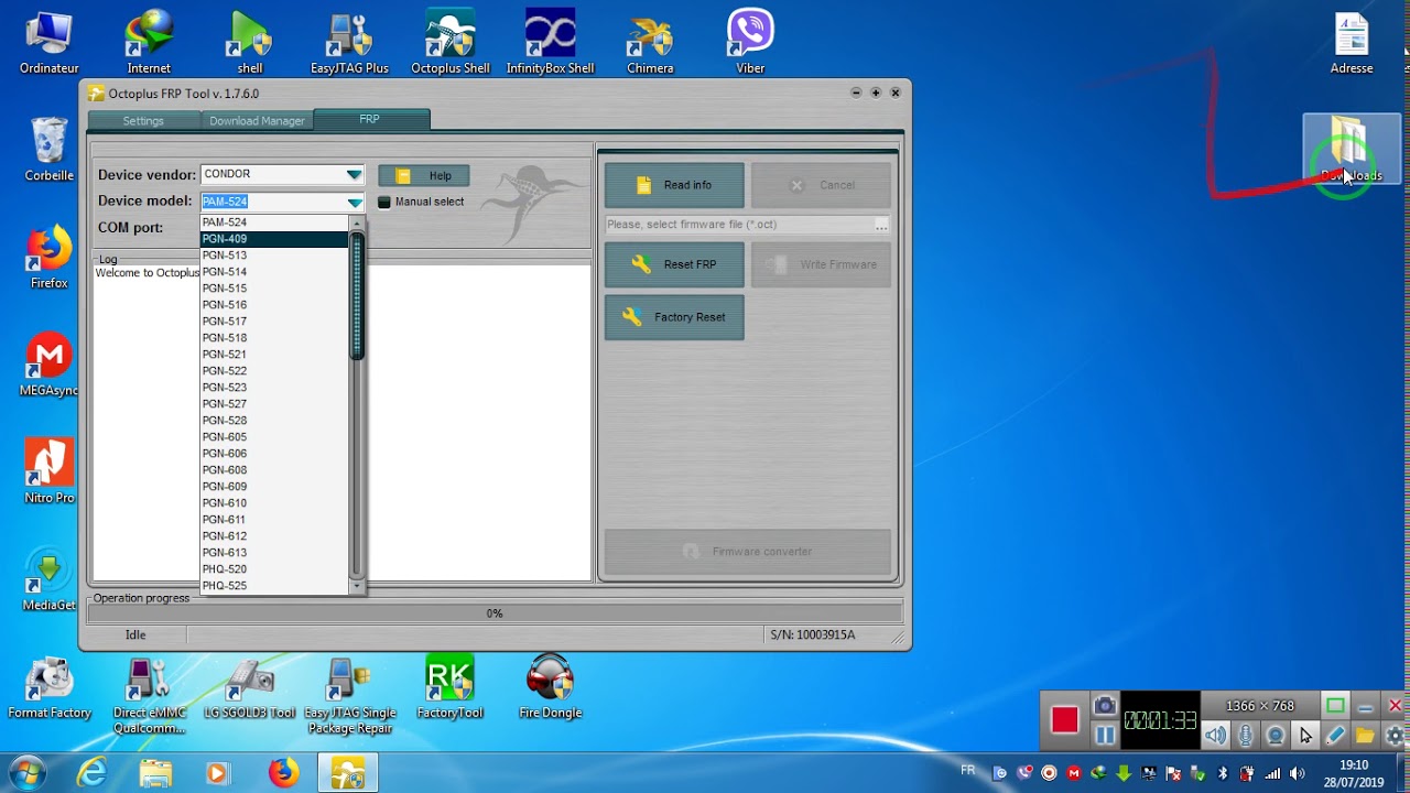 Condor Plume L1 Plus SP624 FRP Reset - YouTube