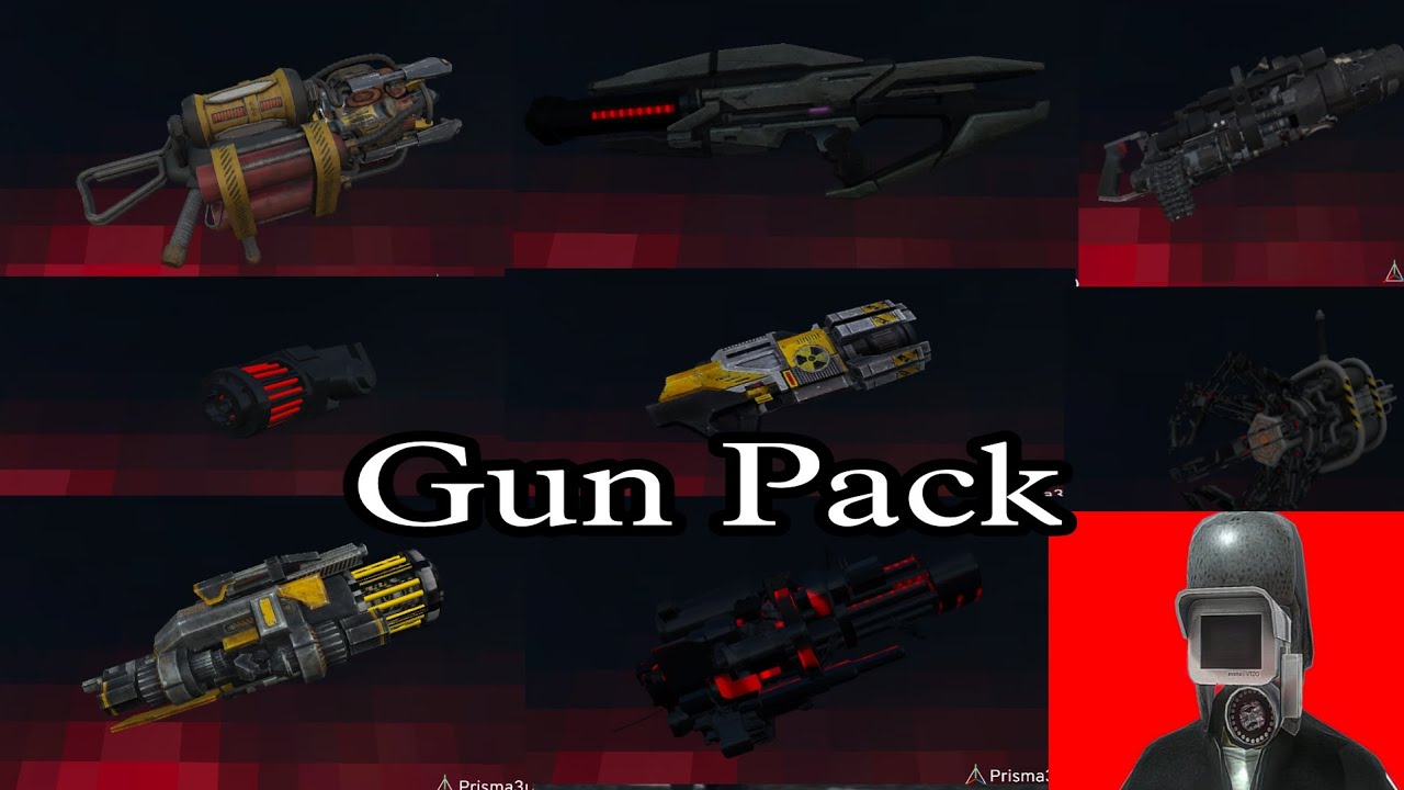 Skibidi Toilet [GUN PACK] For [PRISMA 3D] #skibiditoilet #gunpack - YouTube