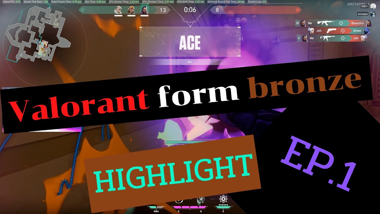 valorant from bronze highlight ep.1 - YouTube